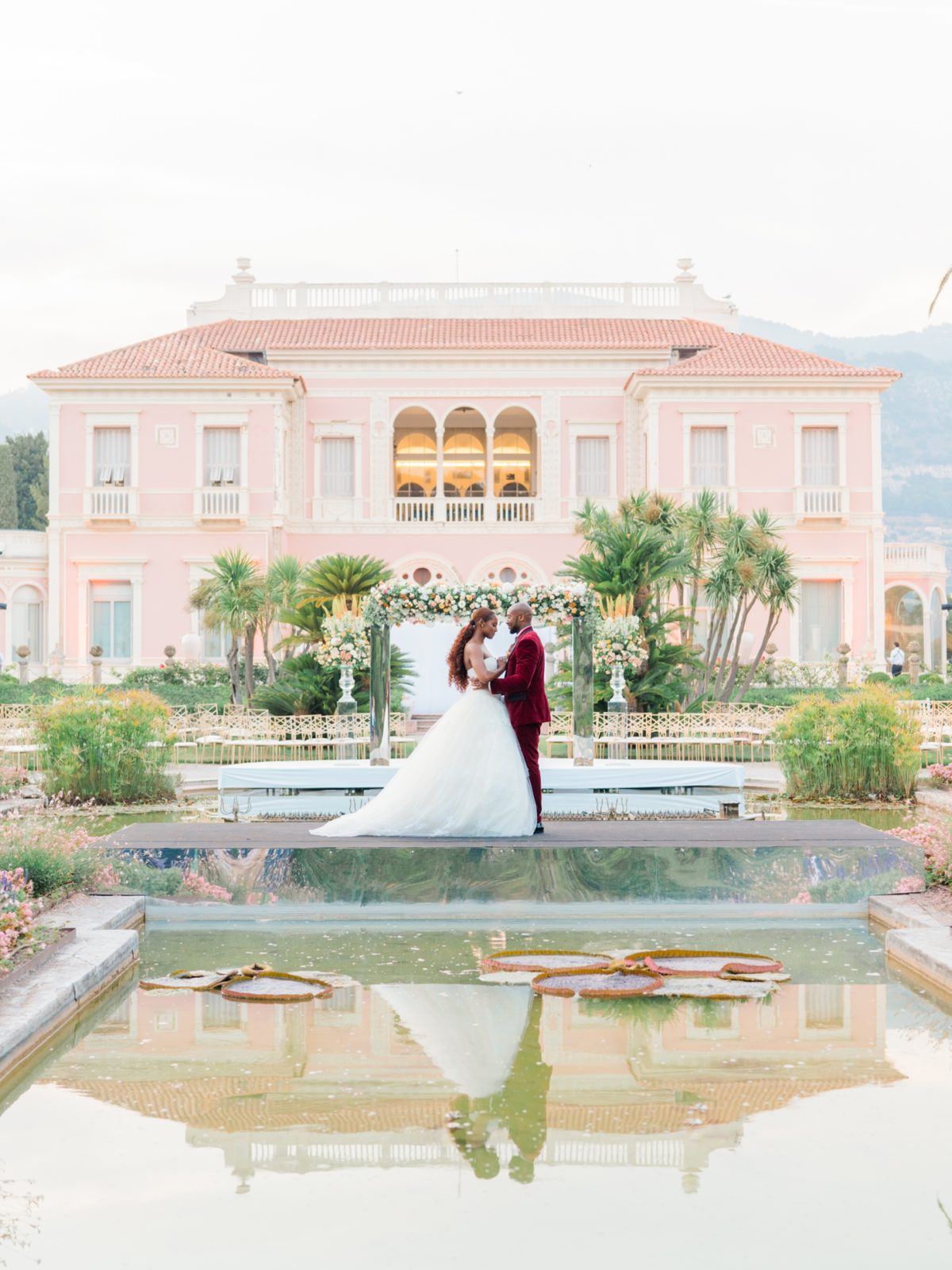 Issa Rae & Louis' French Riviera Wedding: Villa Ephrussi de Rothschild ...